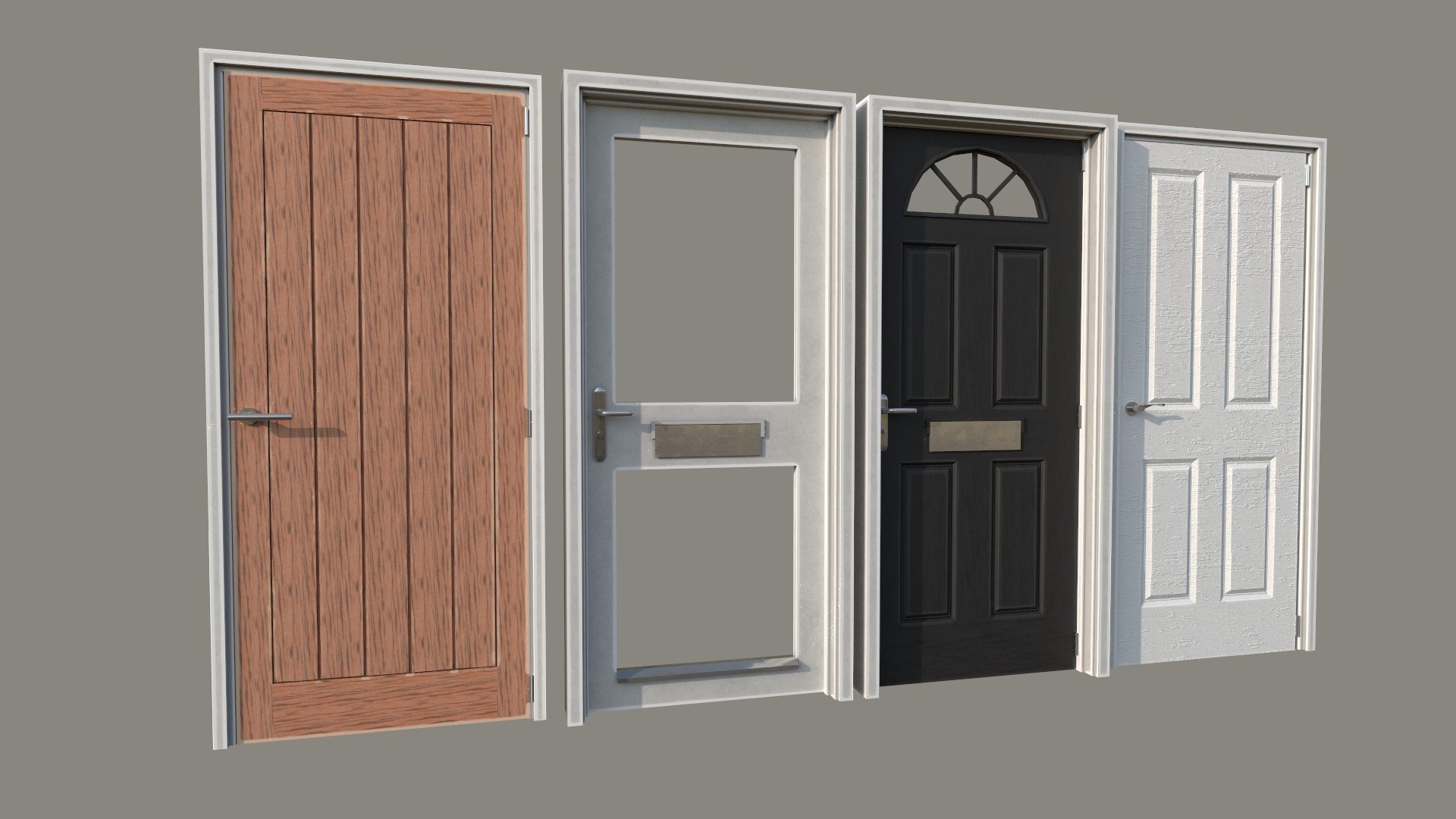 Interior Exterior Doors Model - TurboSquid 2316422