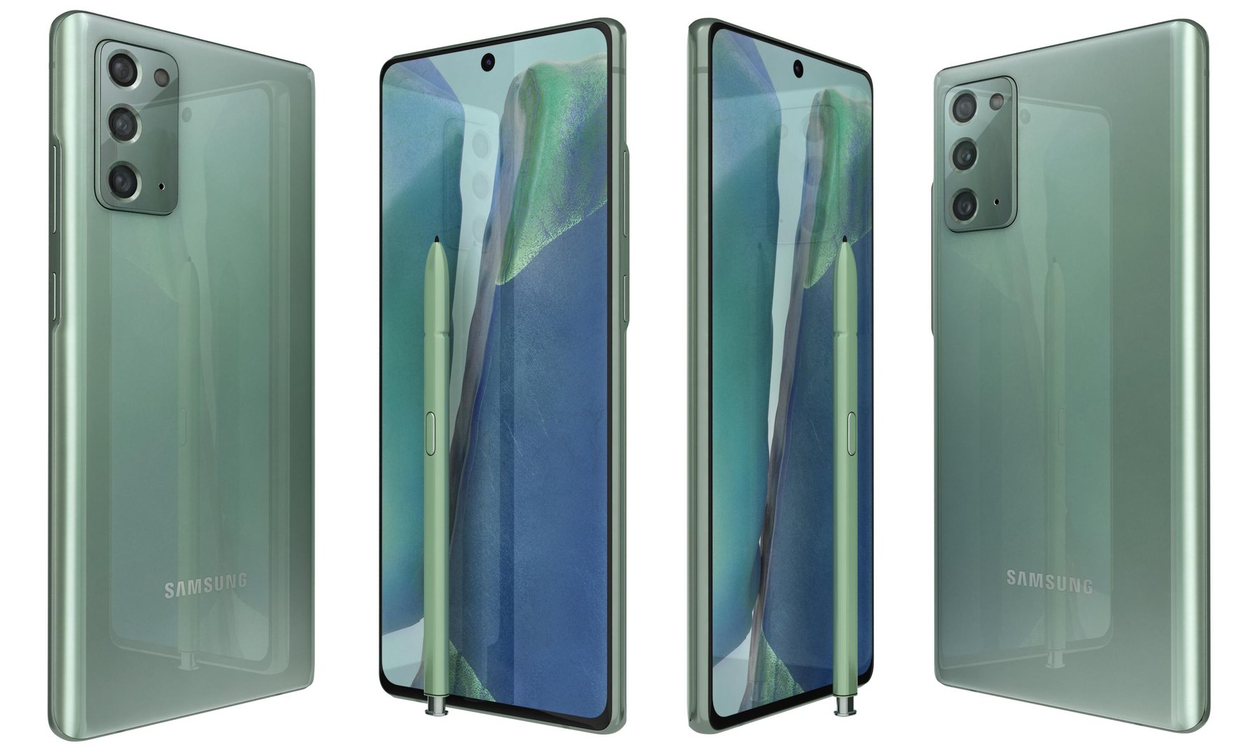 Samsung galaxy note 20 3D model - TurboSquid 1608754