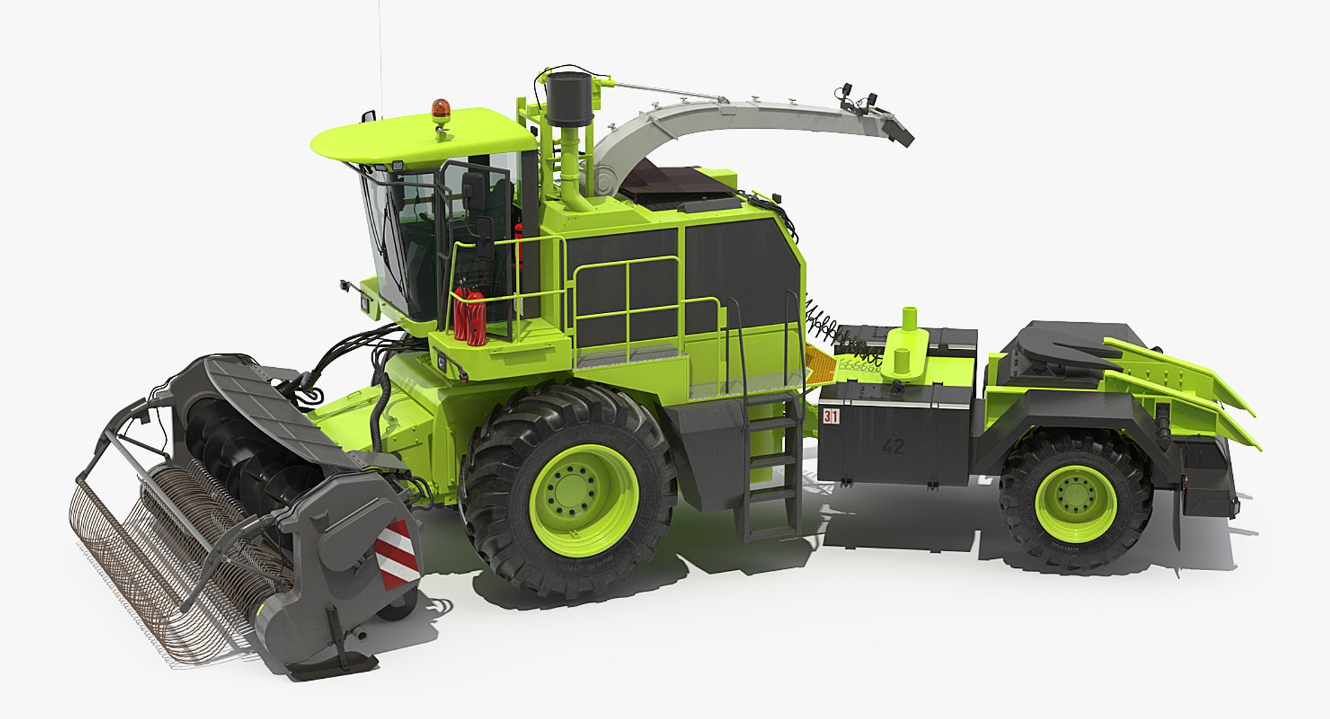 3D Model Forage Harvester Combine Generic - TurboSquid 1330704