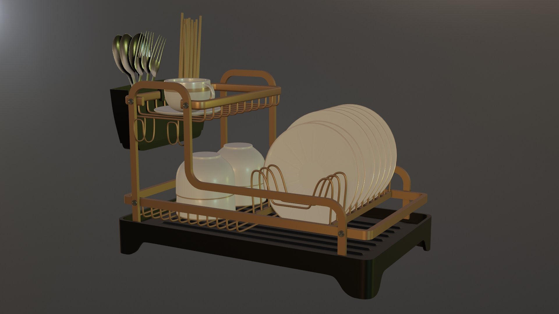 3D Dish Set - TurboSquid 1863198