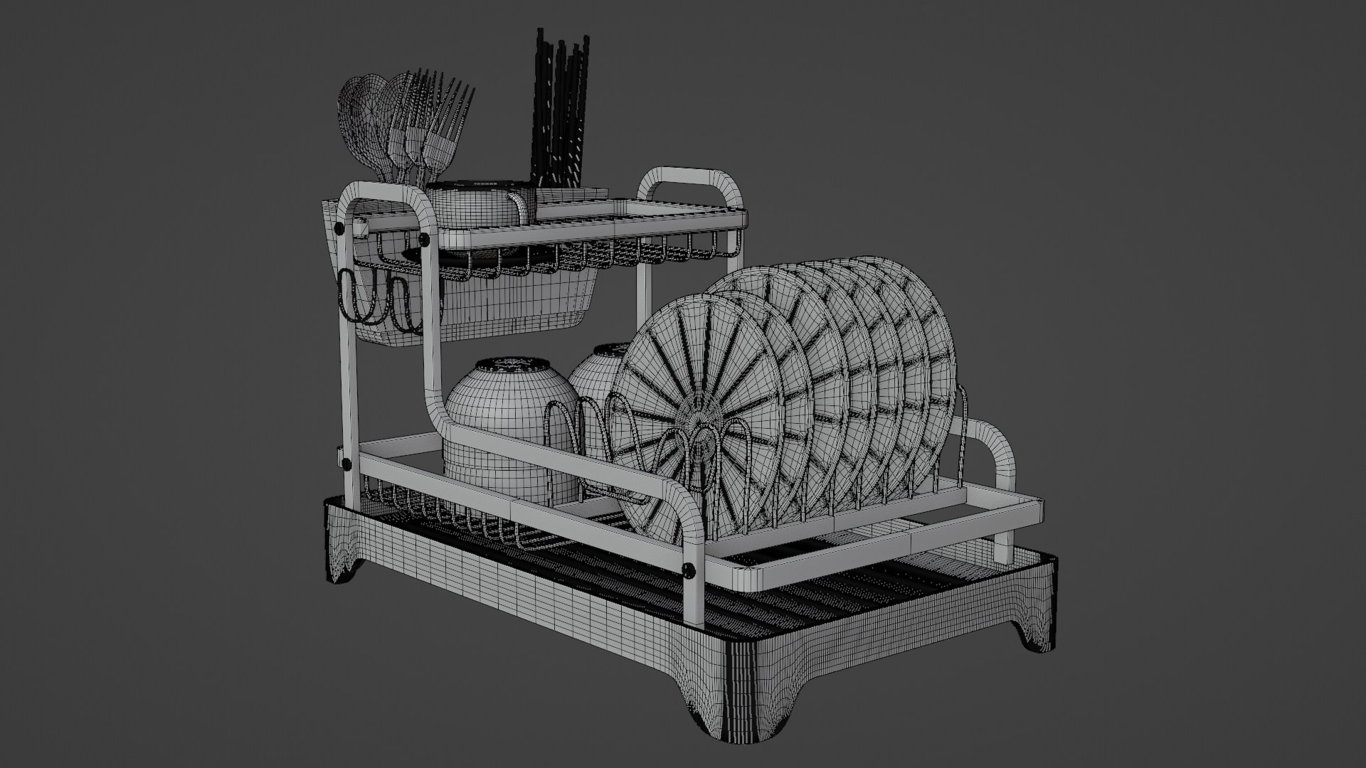 3D Dish Set - TurboSquid 1863198
