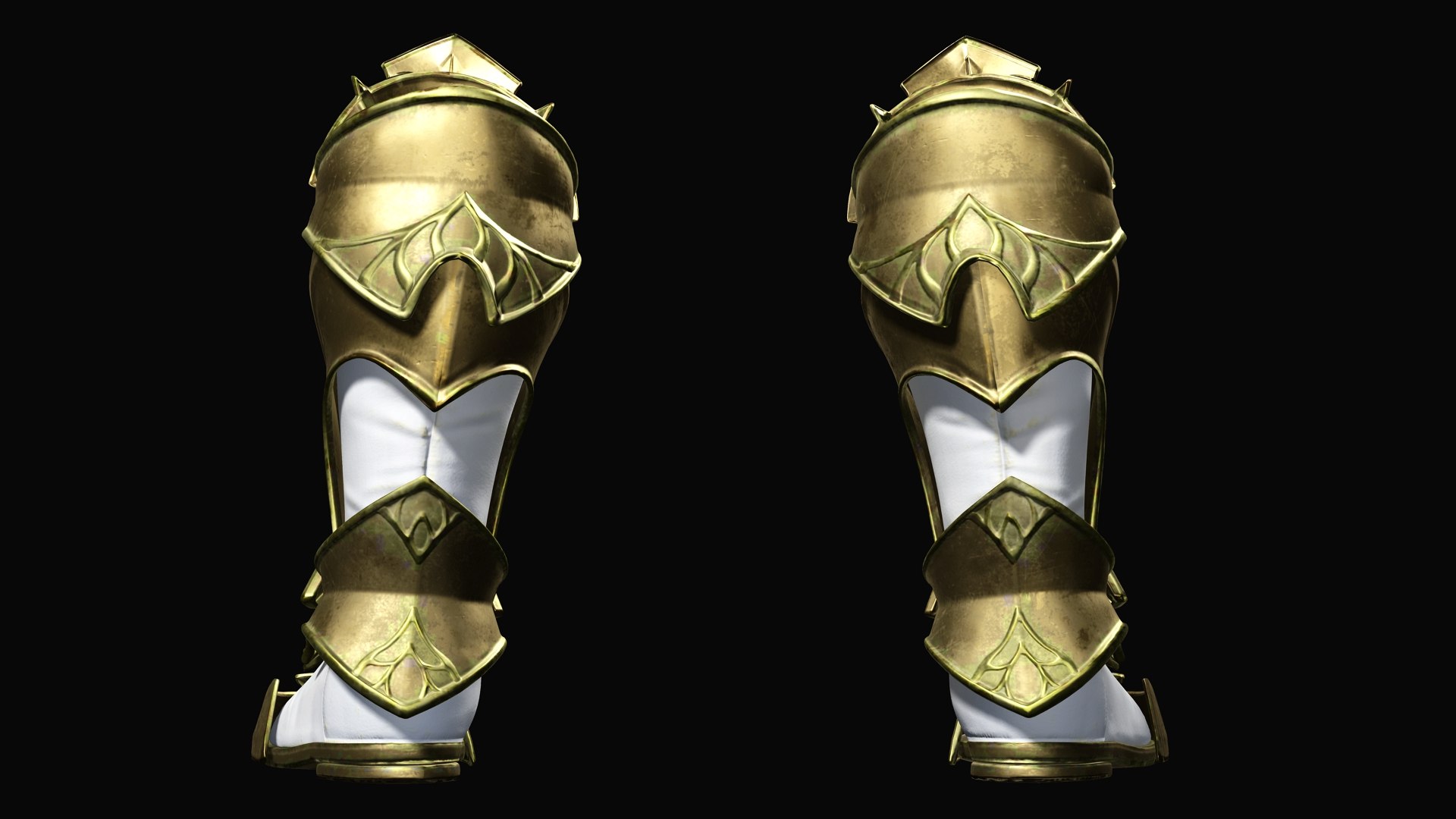 3D Armor boot Scifi model - TurboSquid 1982899