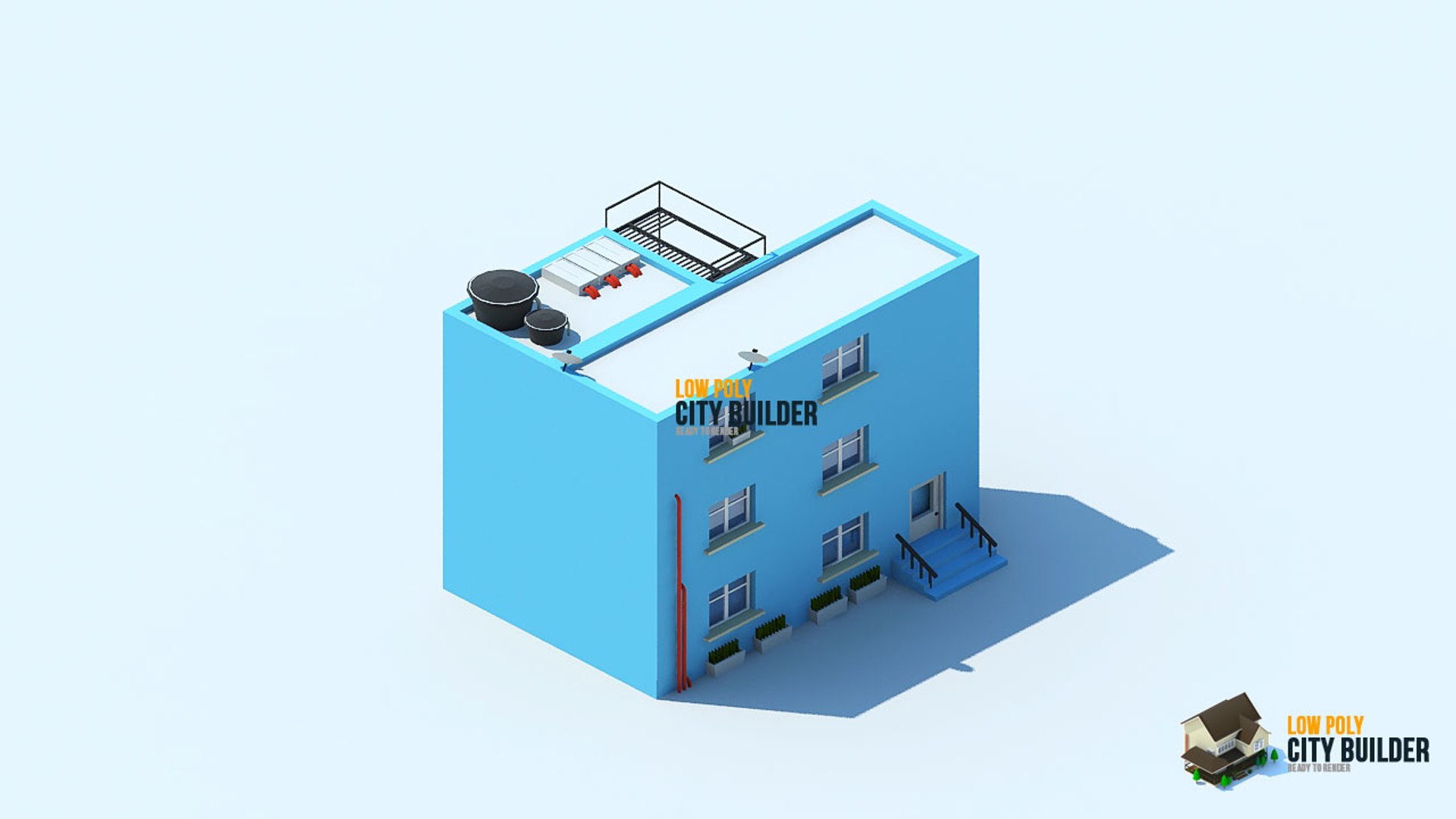 3d 3ds City Builder Residential 9