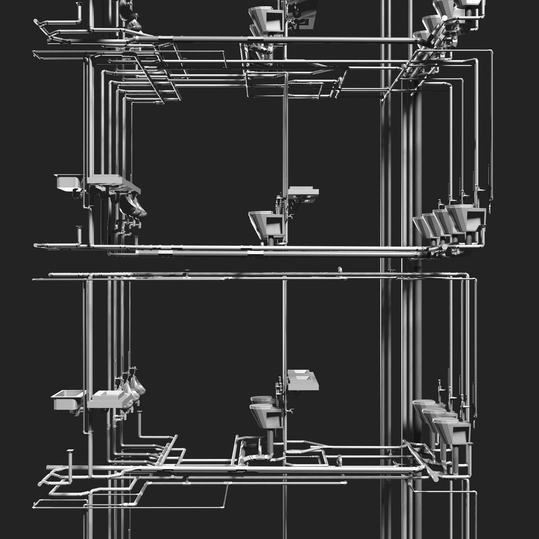 3D Plumbing Model - TurboSquid 1978536