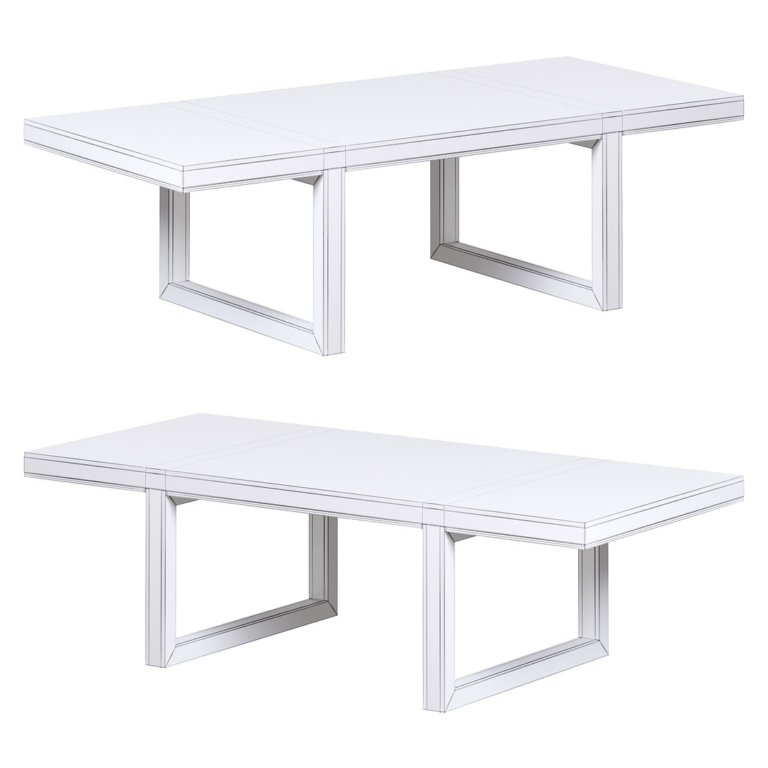 Pearl Dining Table By Laskasas Model - TurboSquid 1957881