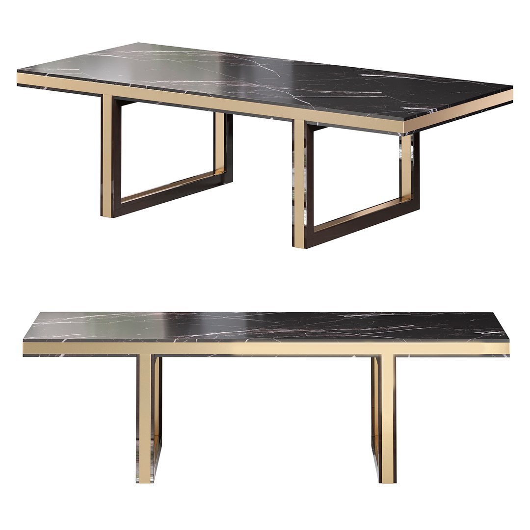 Pearl Dining Table By Laskasas Model - TurboSquid 1957881