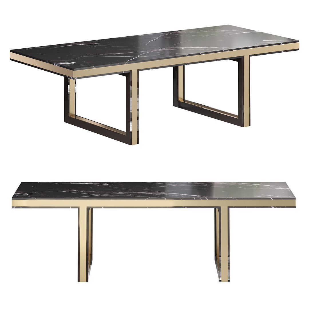 Pearl Dining Table By Laskasas Model - TurboSquid 1957881