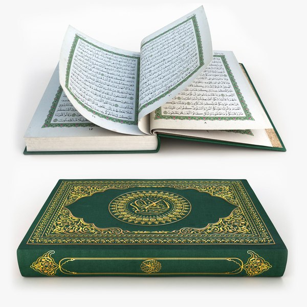 3D Book Quran with Stand-Animated-8K Texture - TurboSquid 1799010