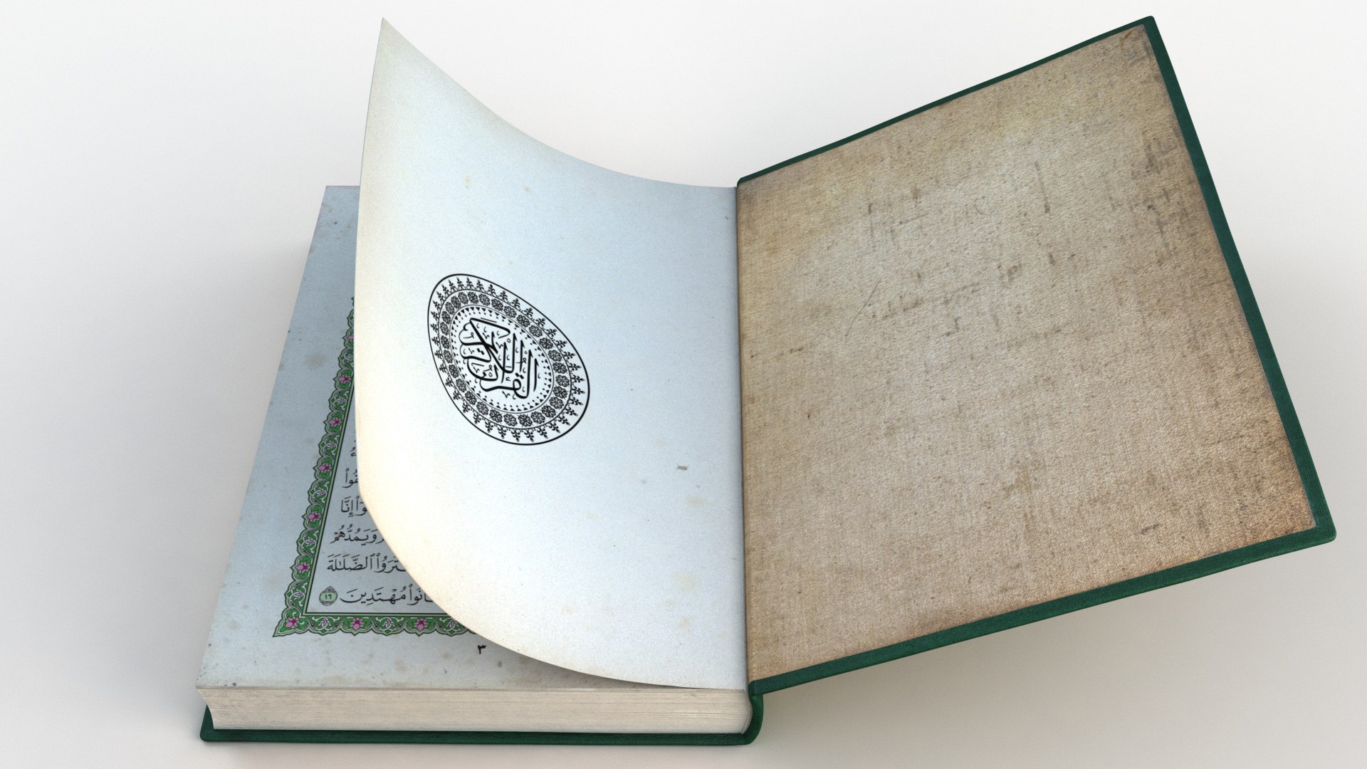 Book Quran Model - TurboSquid 1791693