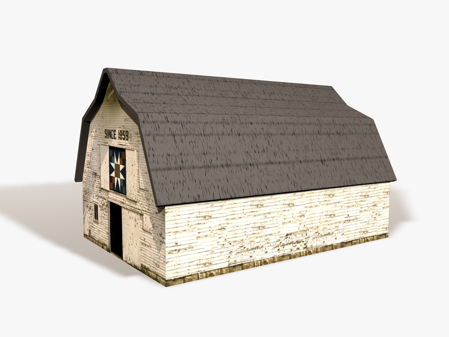 3d Wooden Barn