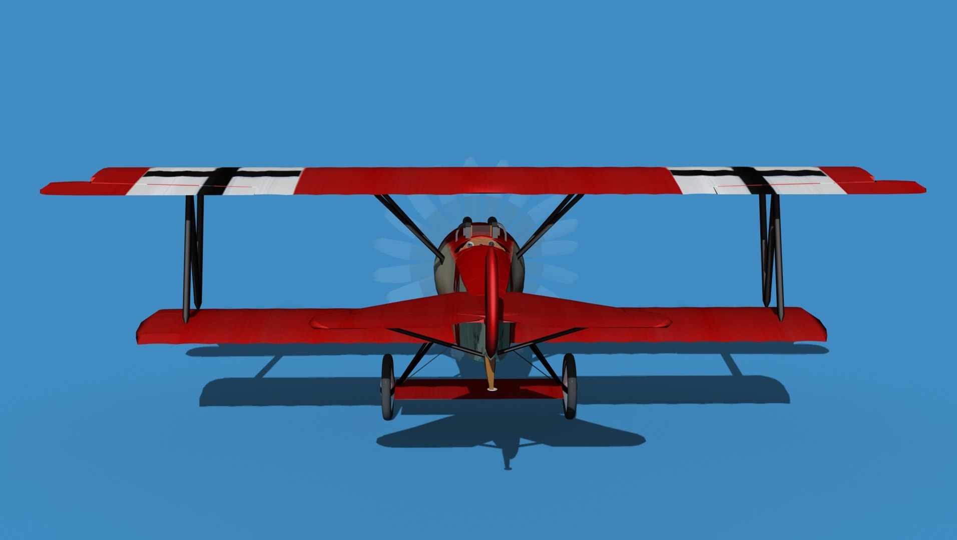 Fokker D-VI V12 3D Model - TurboSquid 1919431