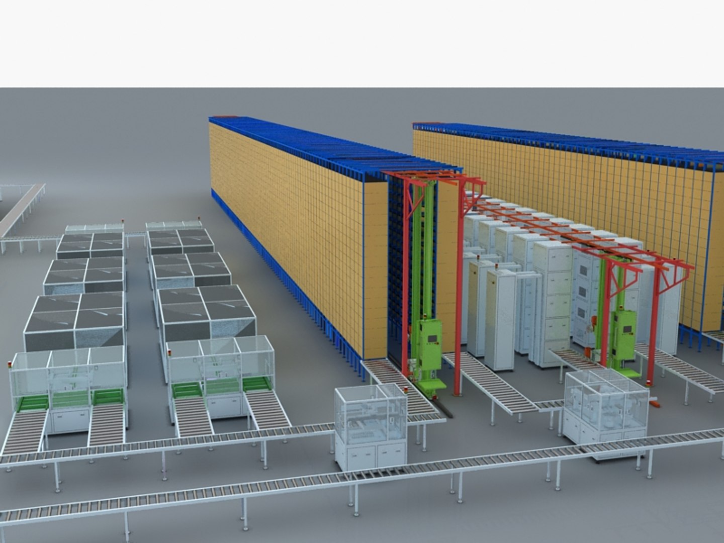 Warehouse racks 3D - TurboSquid 1543011