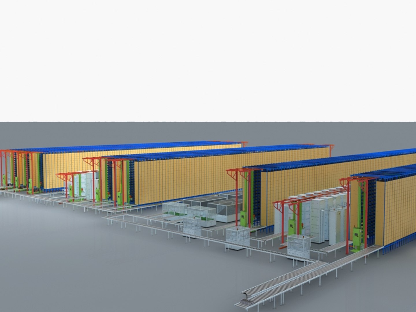 Warehouse Racks 3D - TurboSquid 1543011