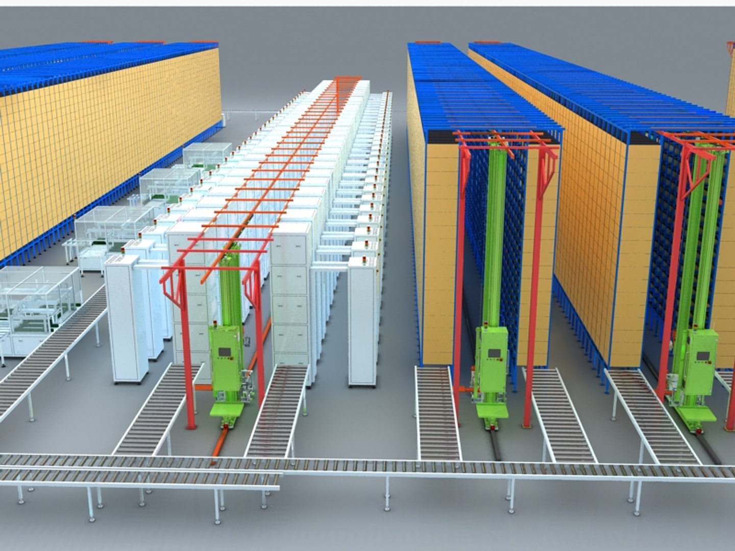 Warehouse racks 3D - TurboSquid 1543011