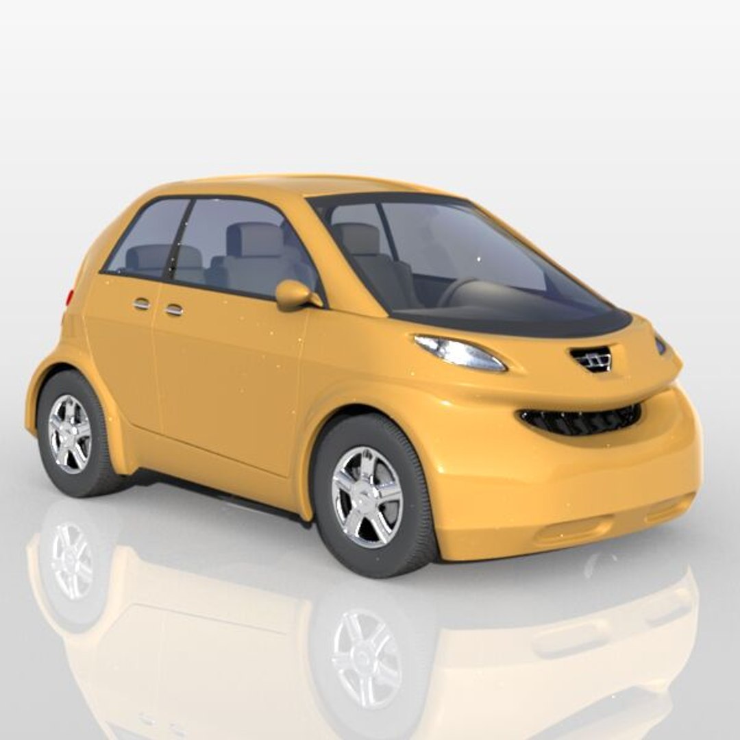 small concept car 3d max