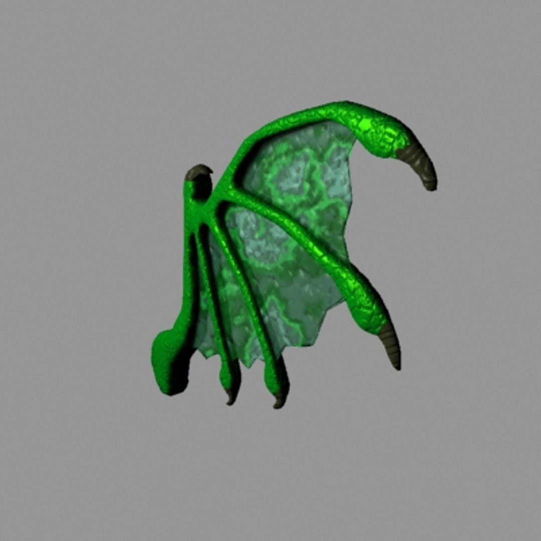 Dragon Wing 3d Model