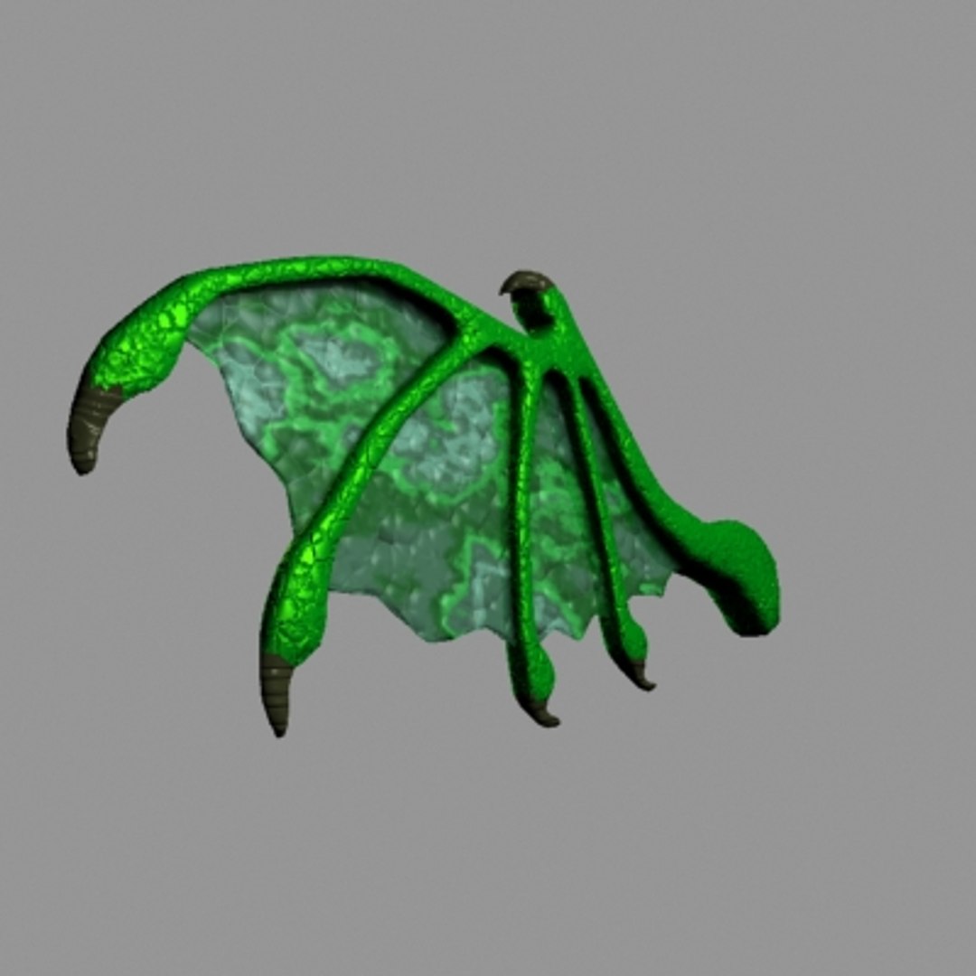 Dragon Wing 3d Model