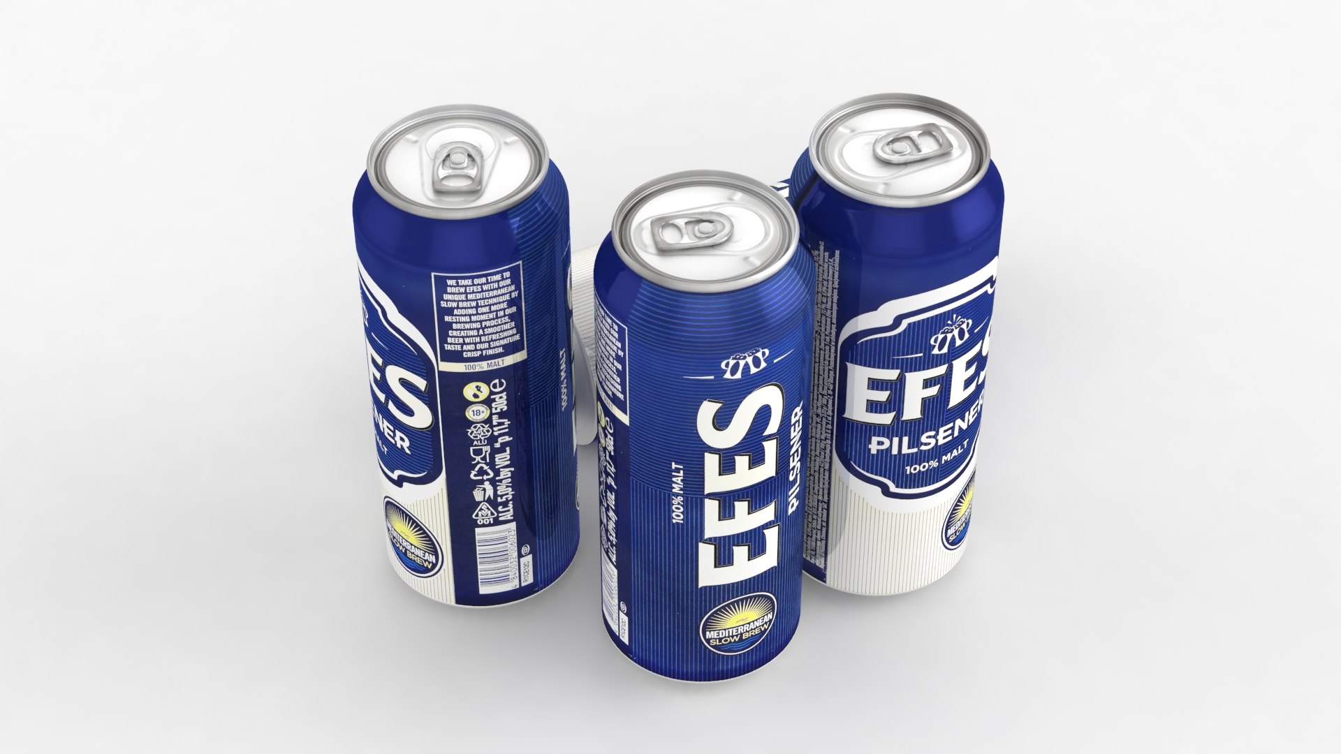 3D Beer Can Efes Pilsener 500ml 2021 - TurboSquid 1782909