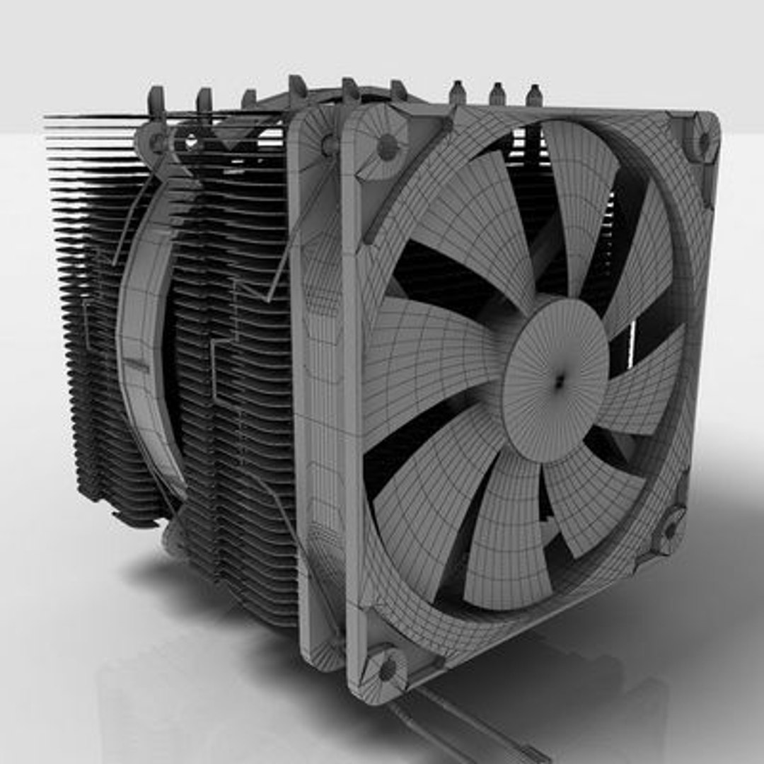 3d Noctua Cooler Fan Model