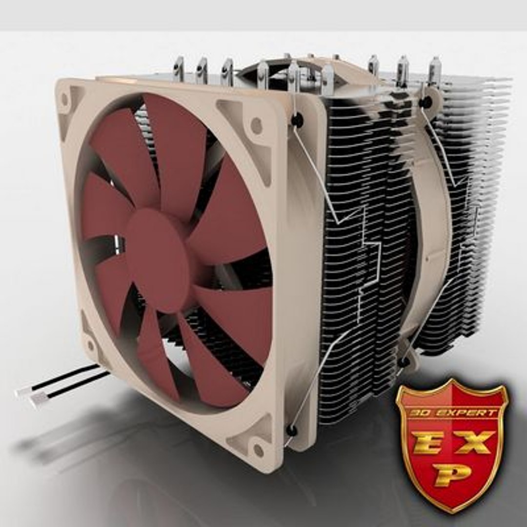 3d Noctua Cooler Fan Model