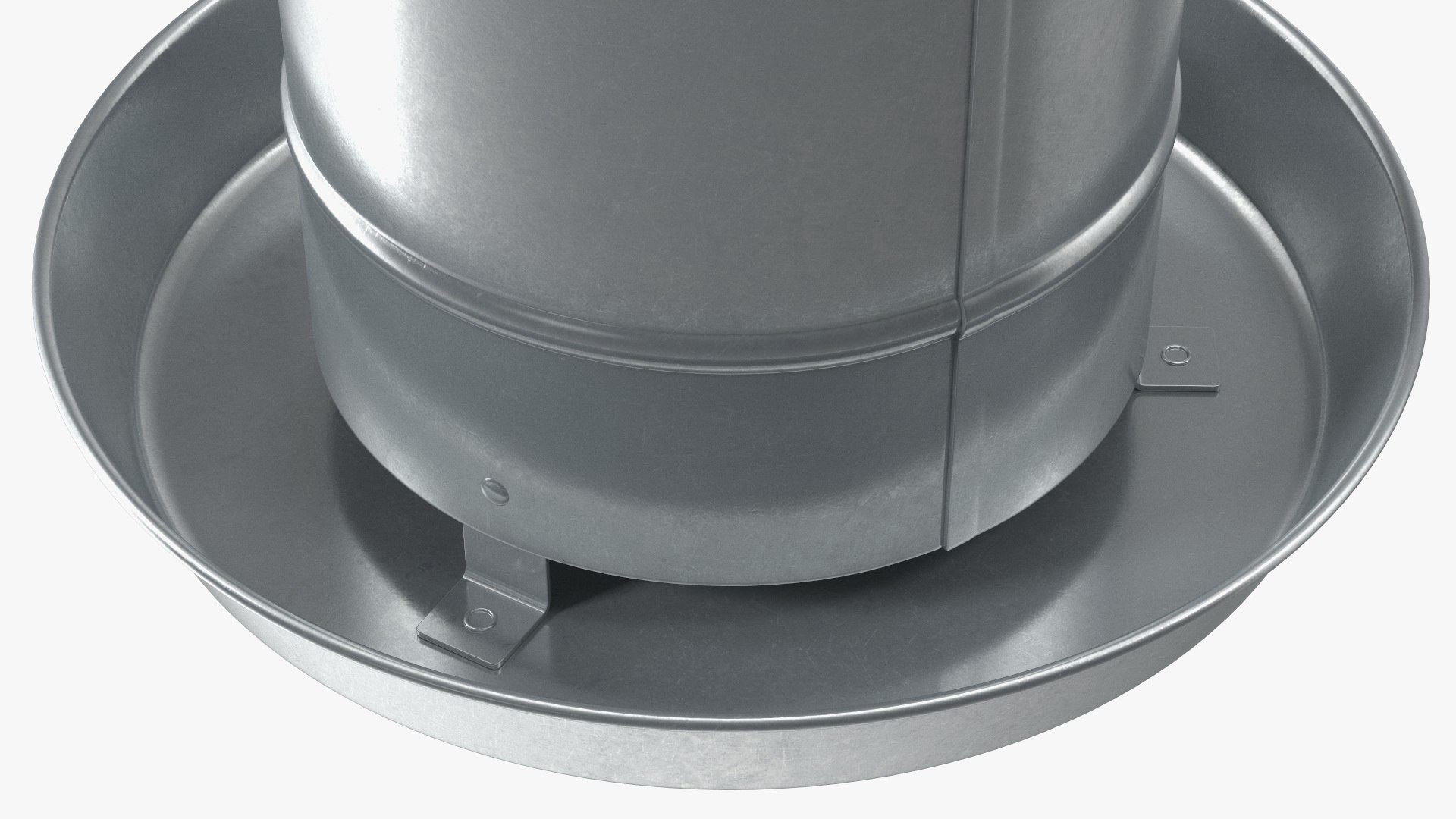 3D Tuff Stuff Galvanized Poultry Feeder 27Lbs Model - TurboSquid 1793876