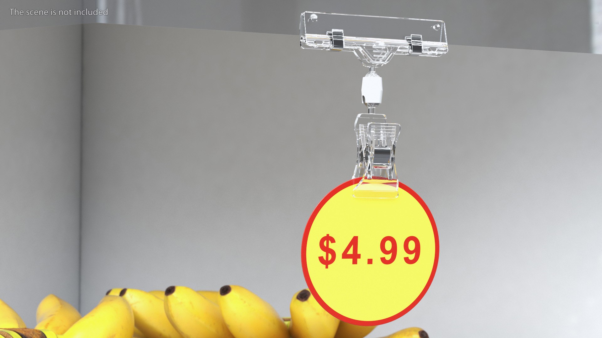 Plastic Price Tag Holder With Pin 3D Model - TurboSquid 1998678