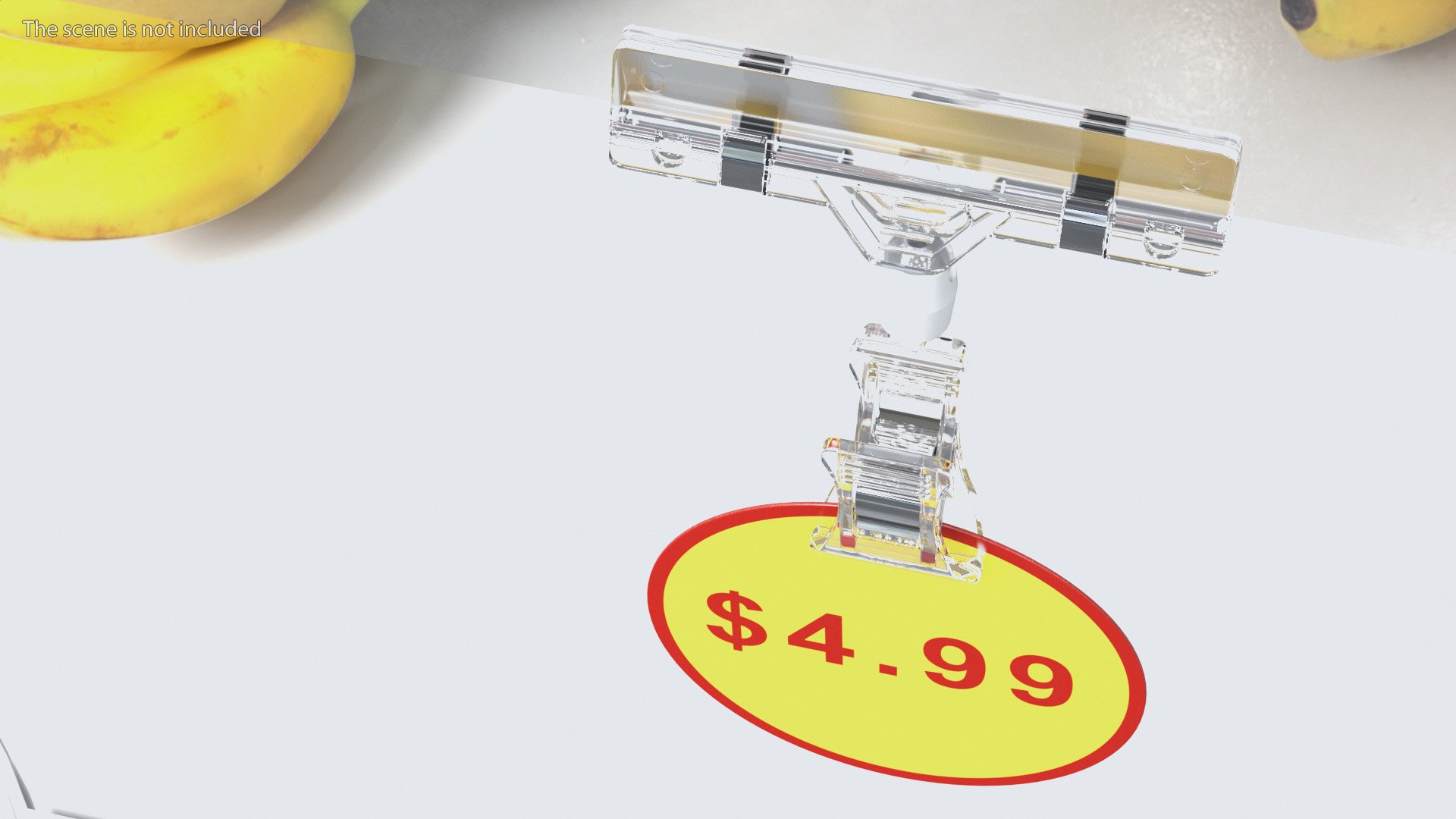 Plastic Price Tag Holder With Pin 3D Model - TurboSquid 1998678