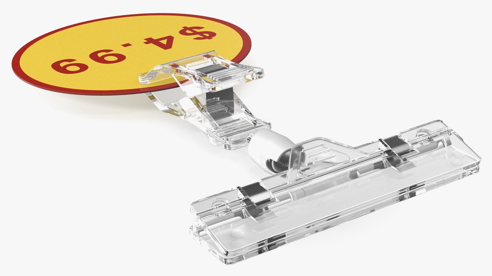 Plastic Price Tag Holder With Pin 3D Model - TurboSquid 1998678