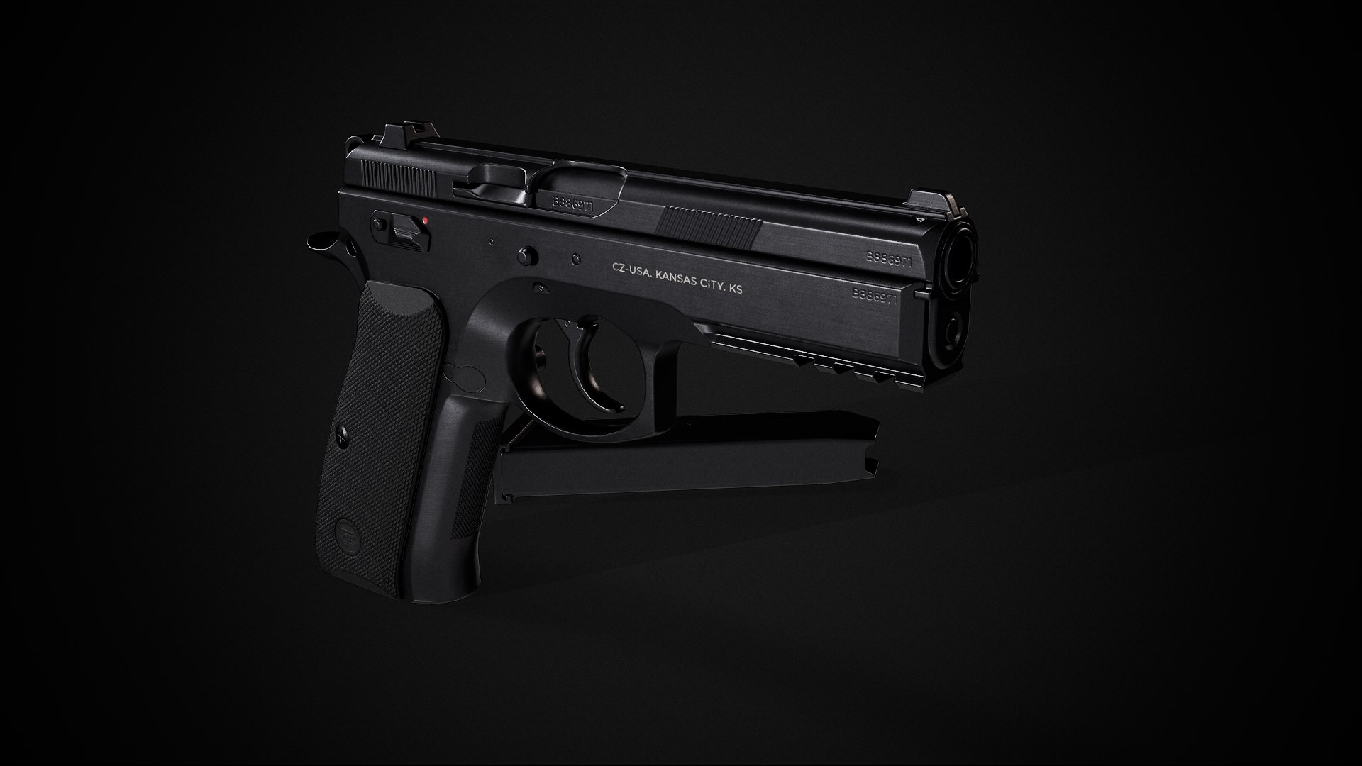CZ-75 Automatic 3D - TurboSquid 1924971