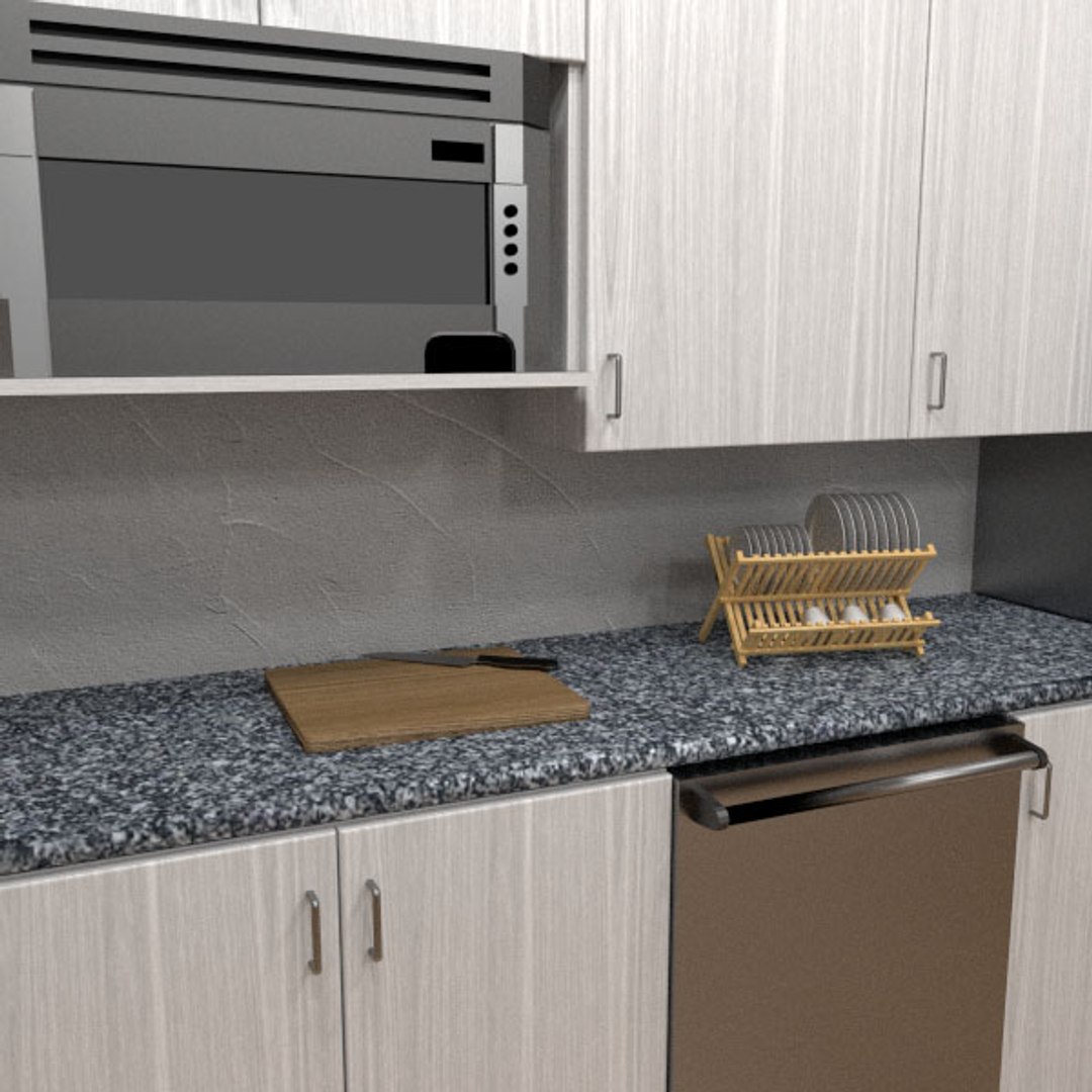 maya kitchen scene