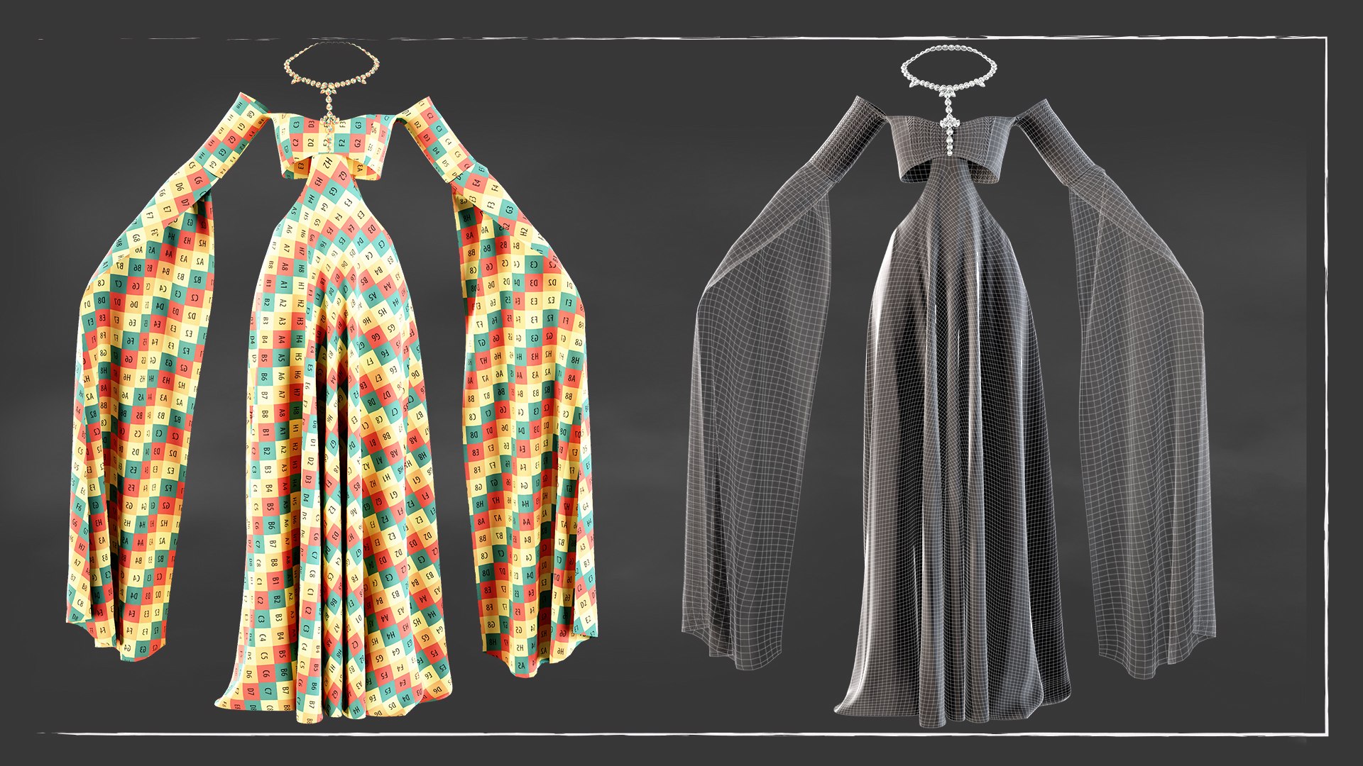 3D Long Prom Dress - TurboSquid 1934721