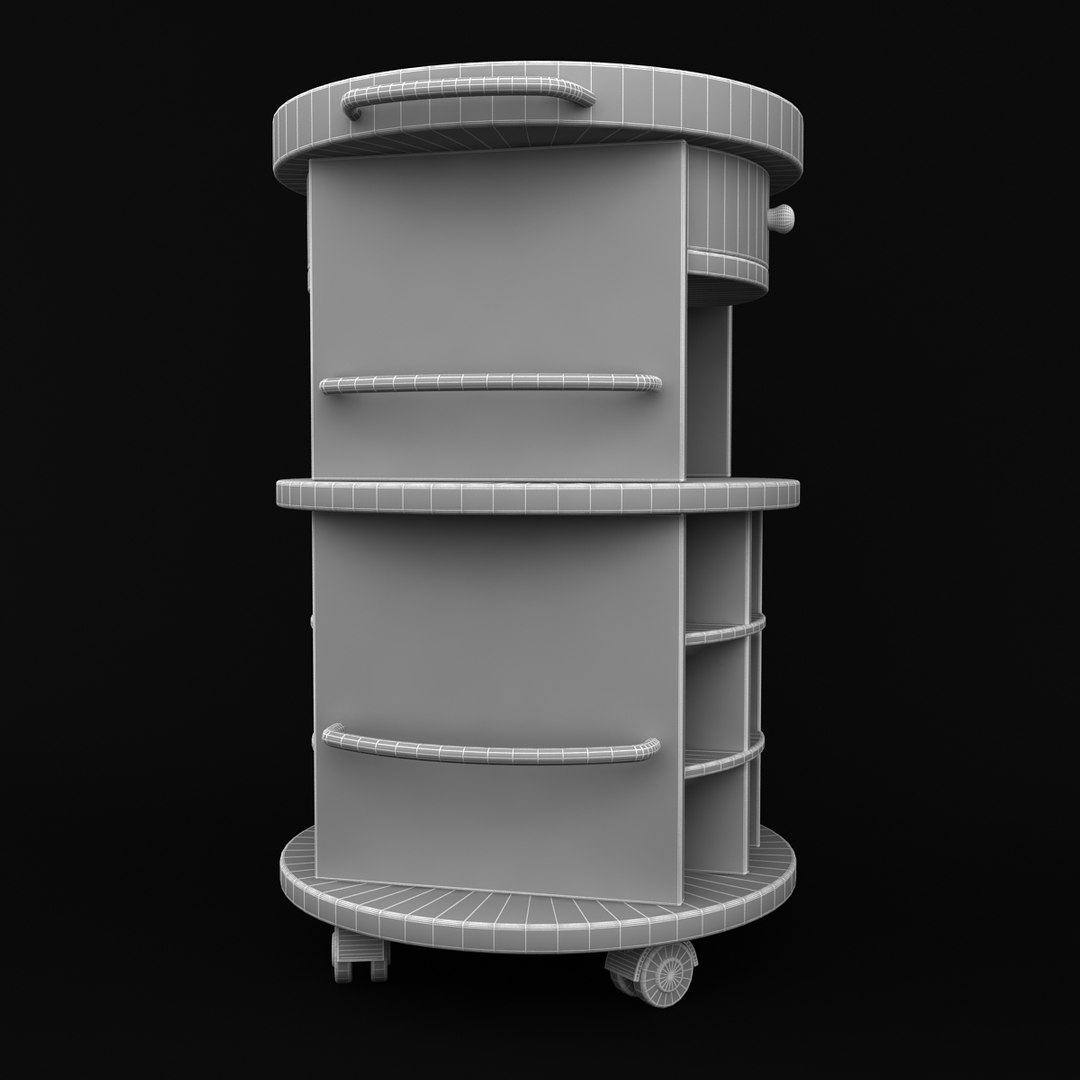 3ds Max Butcher Block Wine