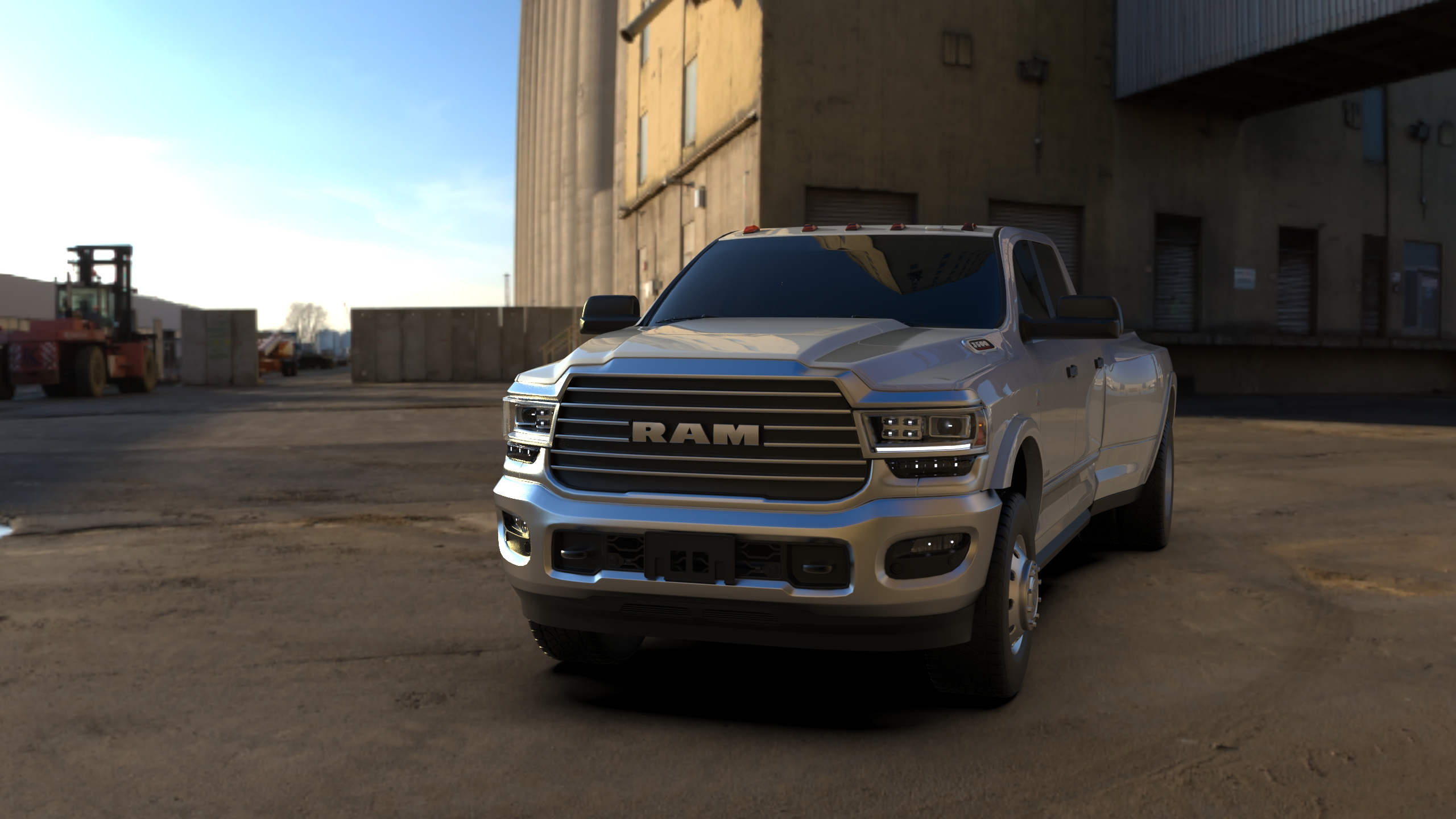 Ram 3500 Limited Dually 2020 3D model - TurboSquid 1910211