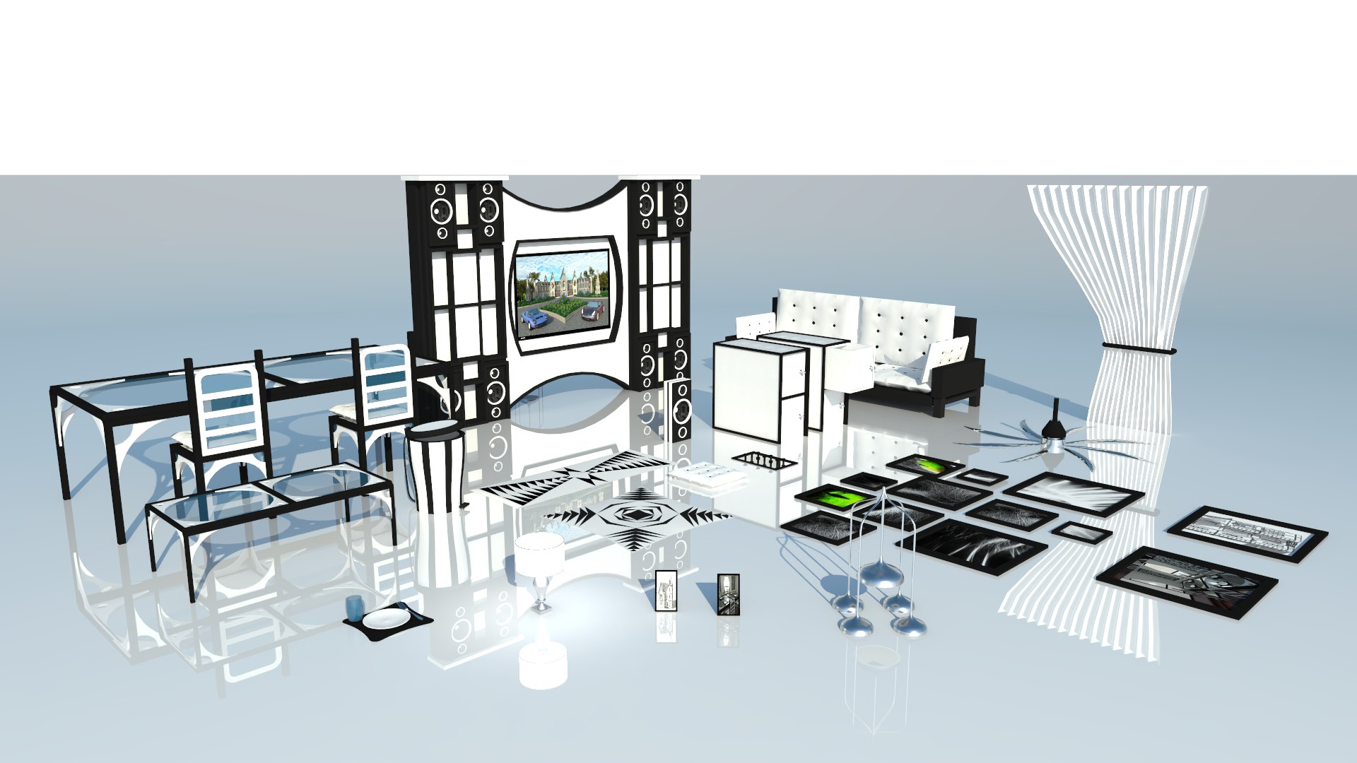 Modern Interior 3d Model
