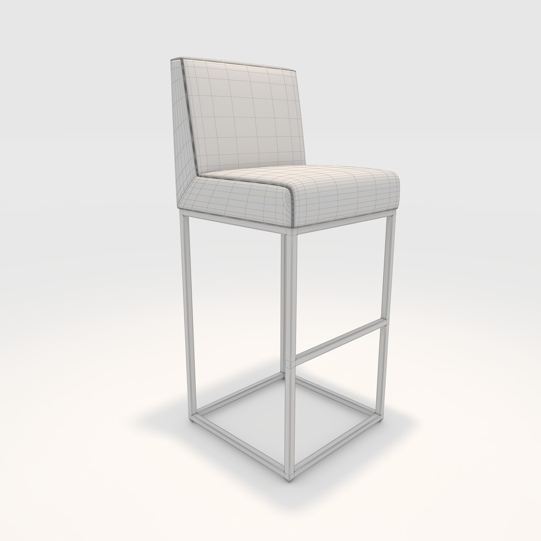 Bar Stool 40 3D - TurboSquid 2323826