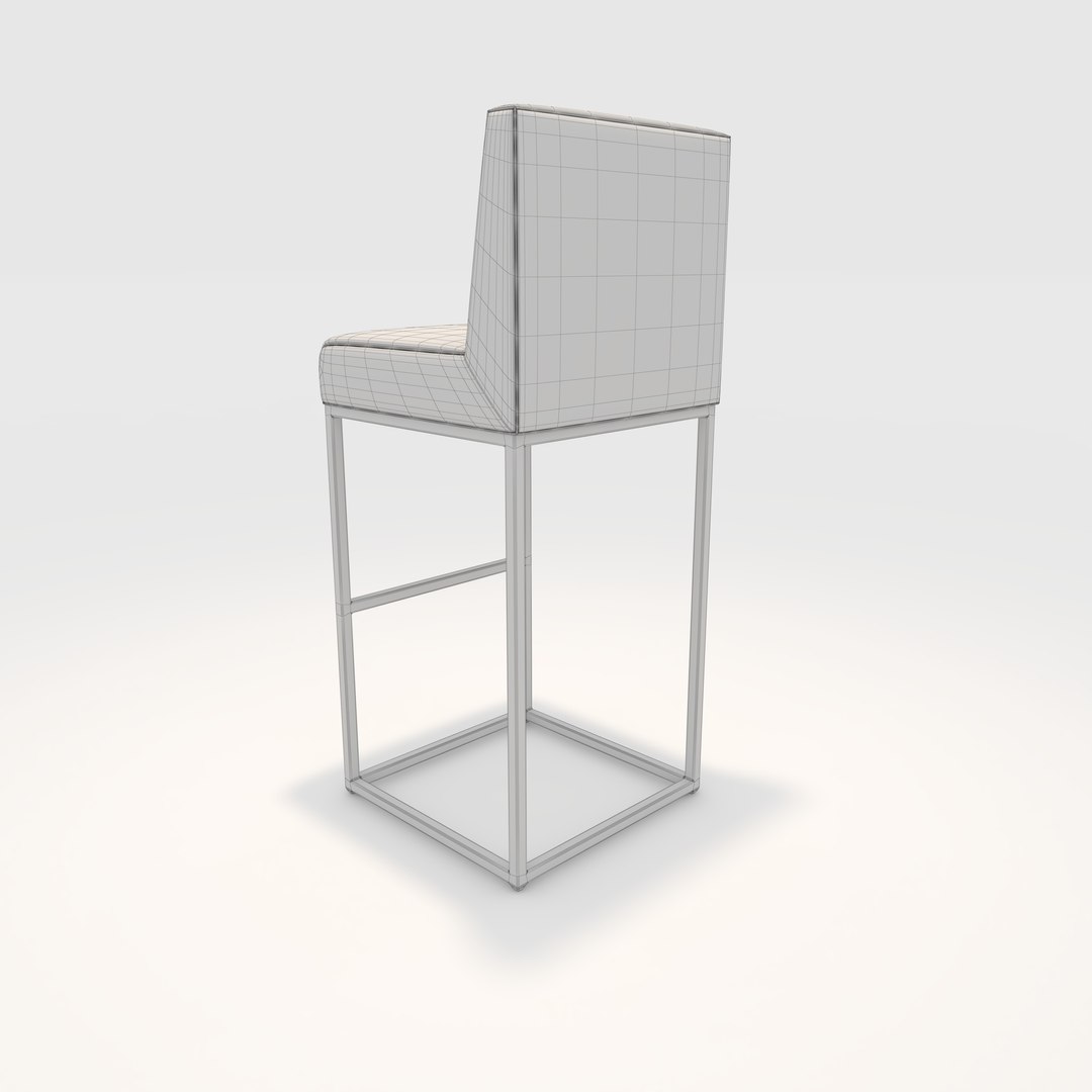 Bar Stool 40 3D - TurboSquid 2323826