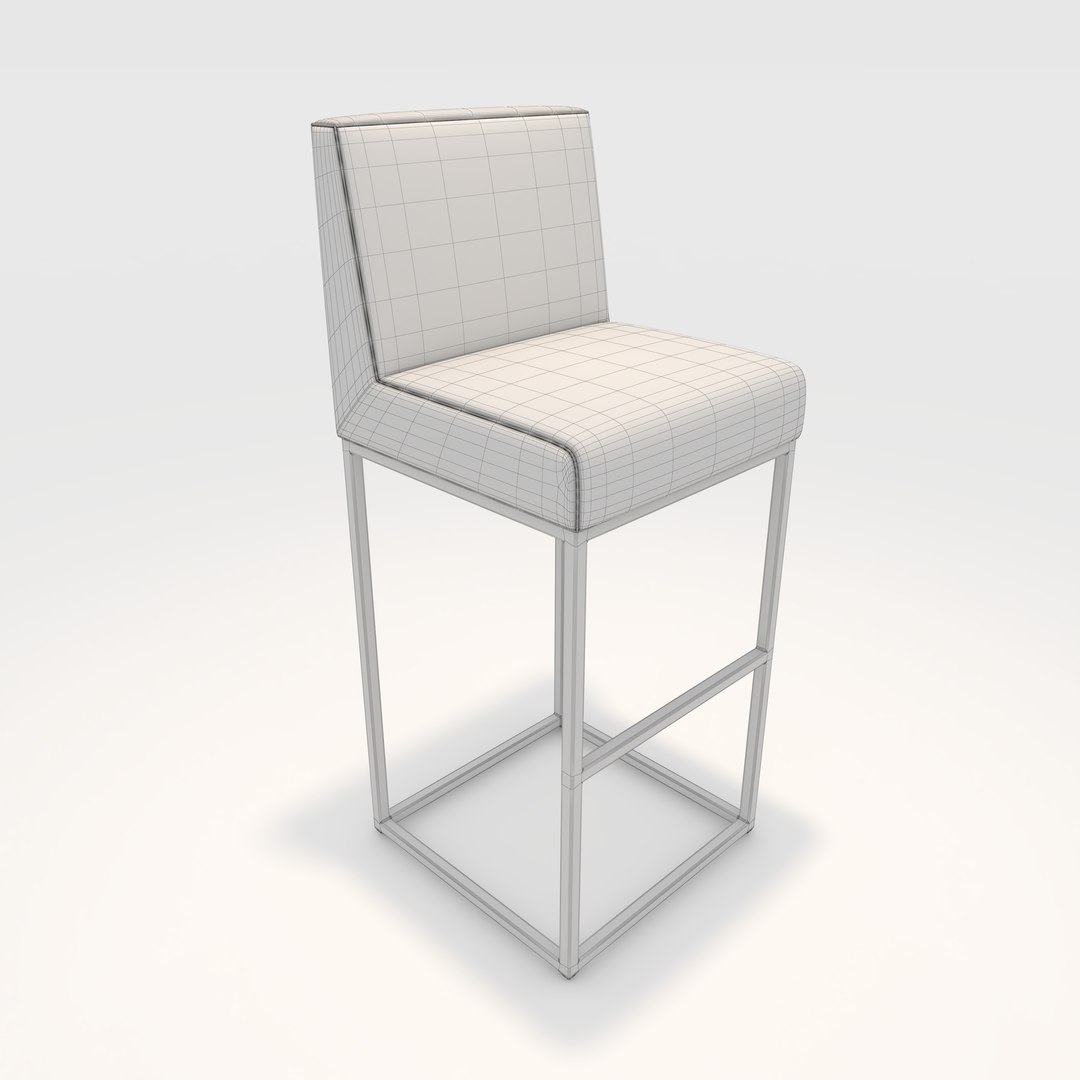 Bar Stool 40 3D - TurboSquid 2323826