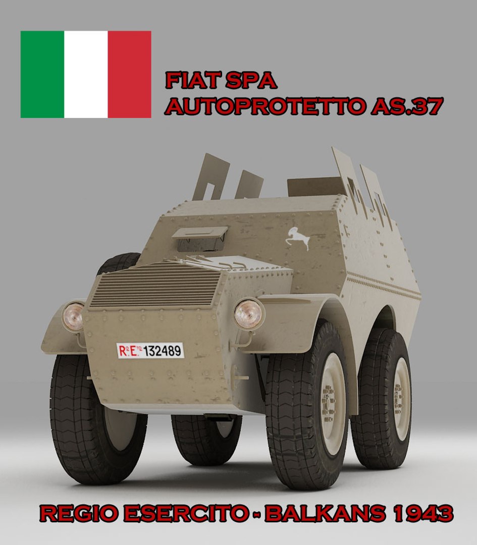 fiat spa 37 libya 3d max
