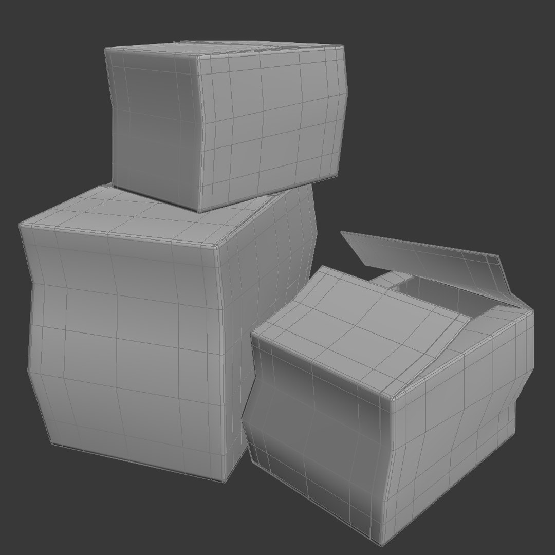 Boxes 3D Model - TurboSquid 1155740