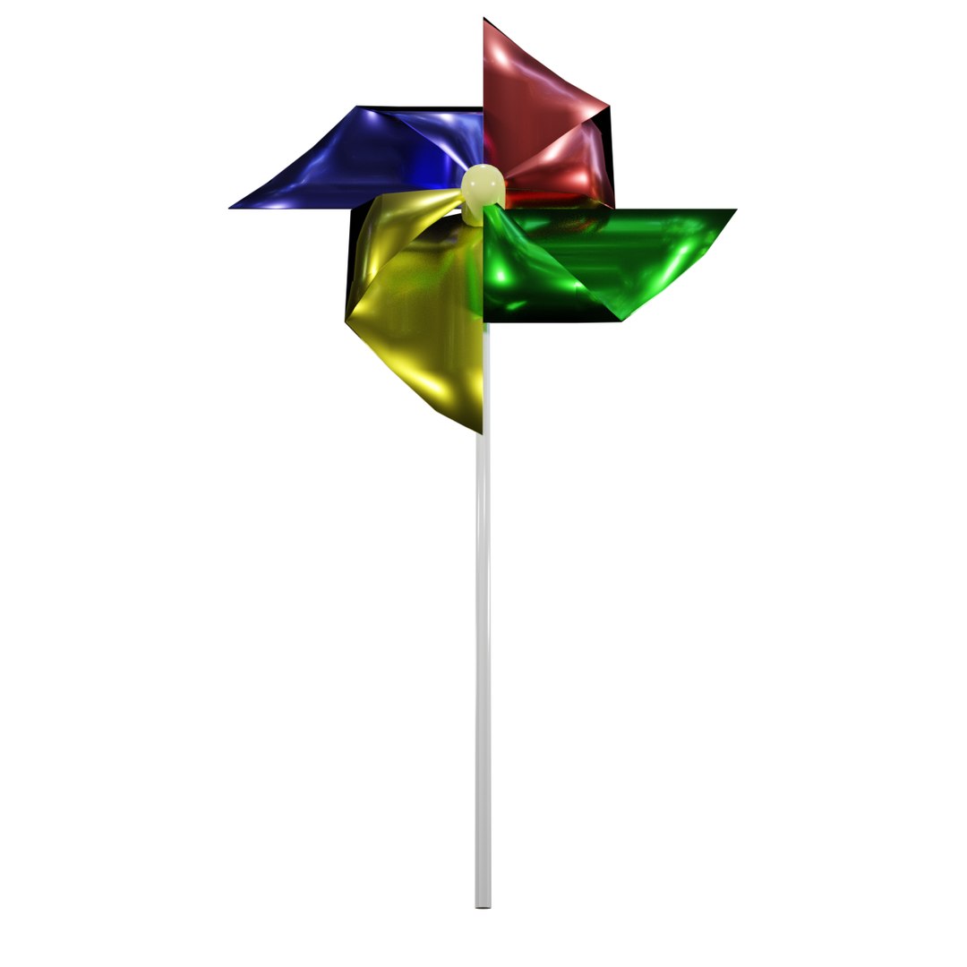 3D Pinwheel Toy - TurboSquid 1689491