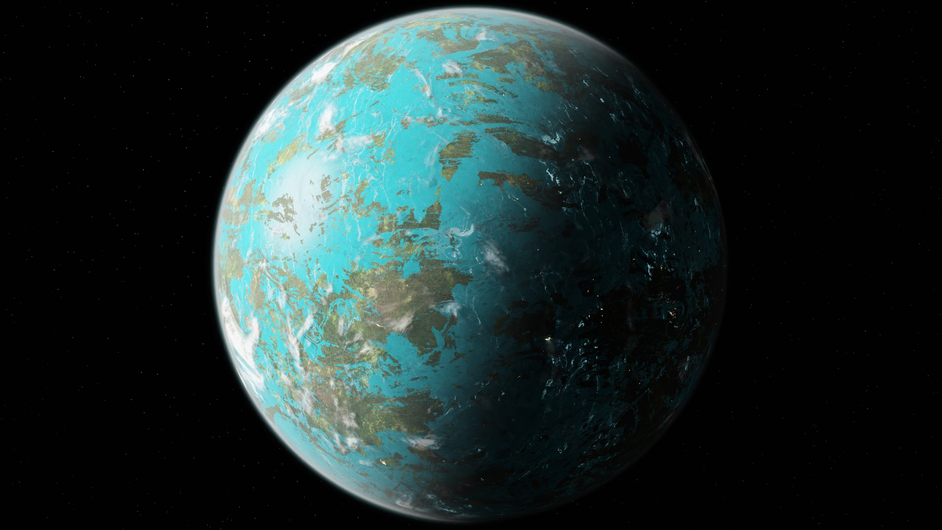 8K Alien Mystical Planet 8 3D - TurboSquid 1931004