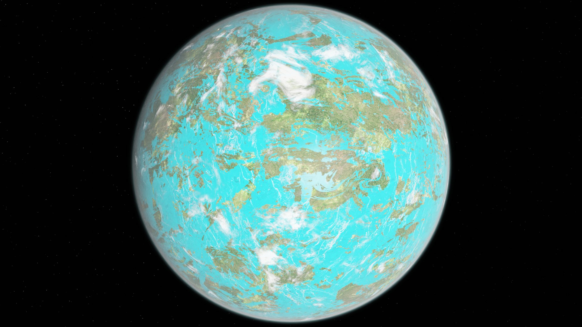 8K Alien Mystical Planet 8 3D - TurboSquid 1931004
