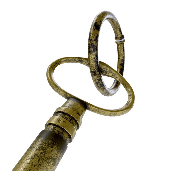 3D Brass antique key 3d model - TurboSquid 1976447