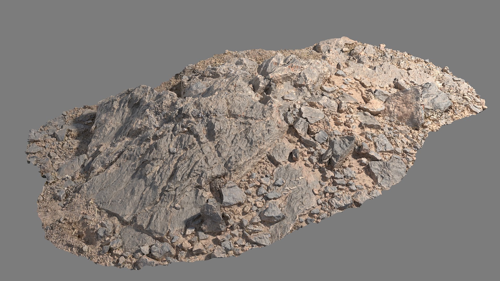 Assembly Ground Rock 4 3D Model - TurboSquid 2000467