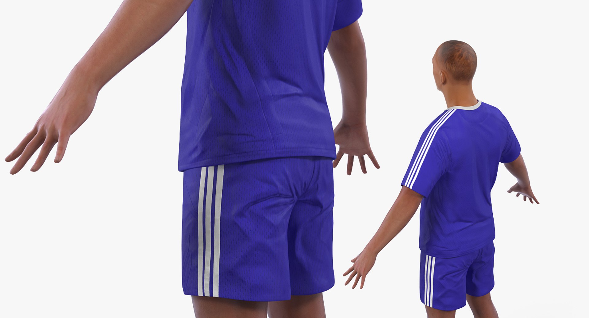 3D soccer football player chelsea - TurboSquid 1304946