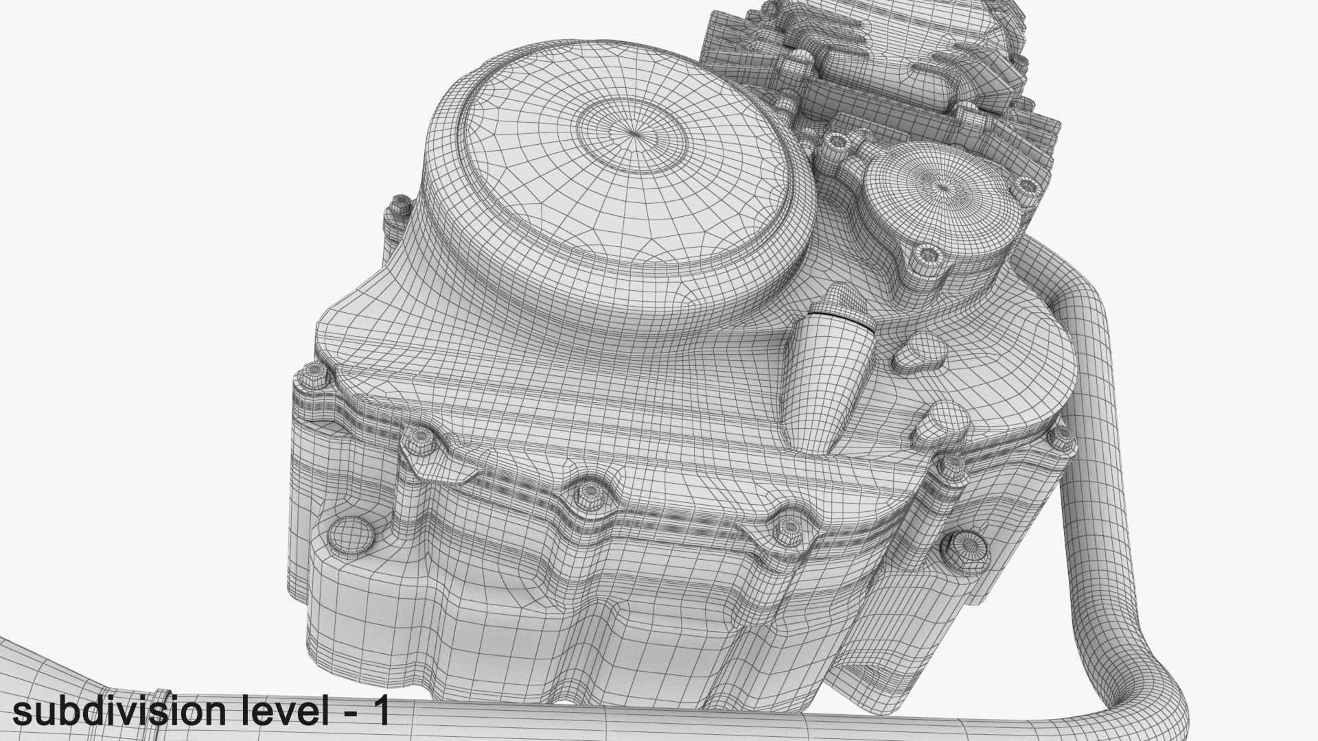Motorcycle engine 3D model - TurboSquid 1457850