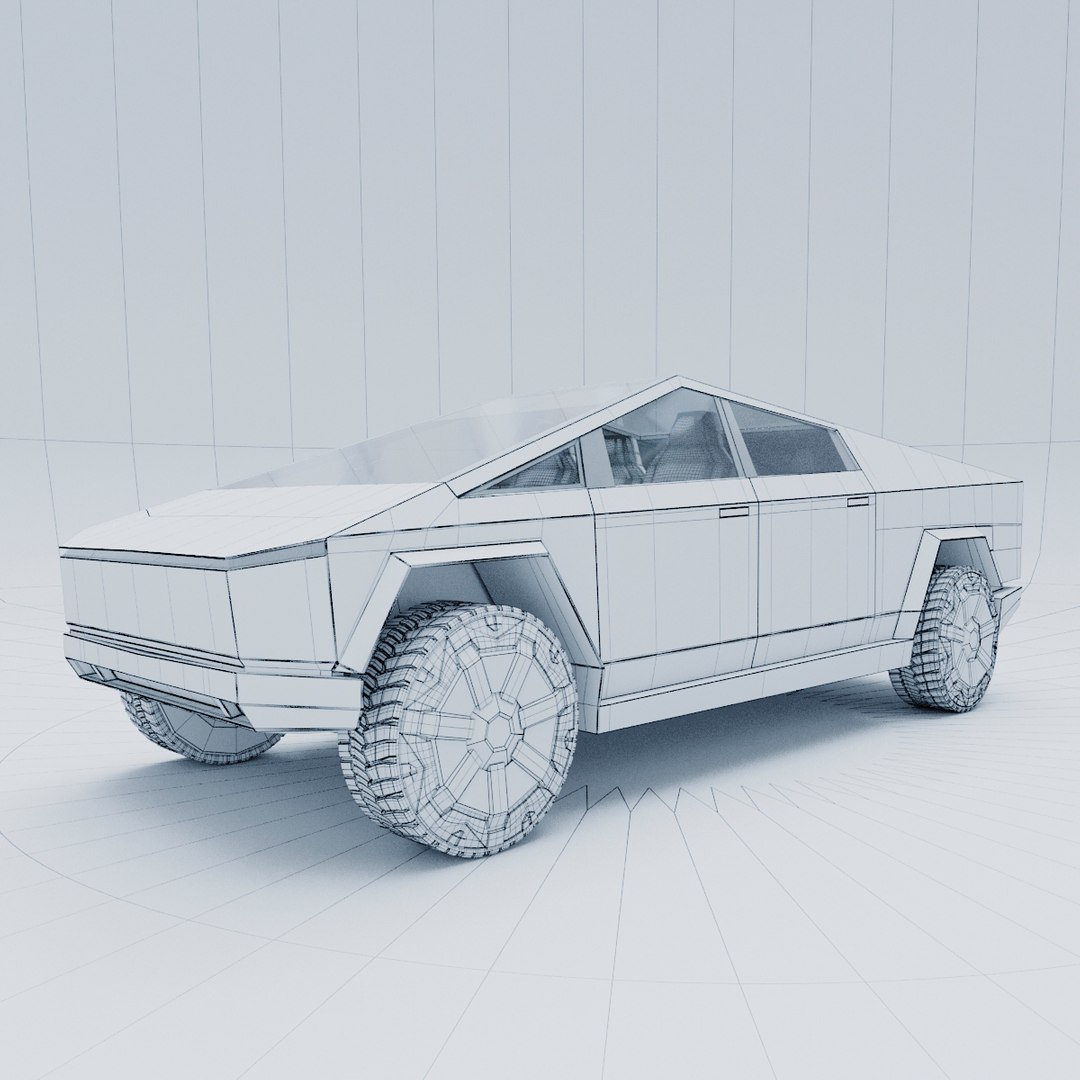 Tesla Cyber Truck Wheel Model - TurboSquid 1493105