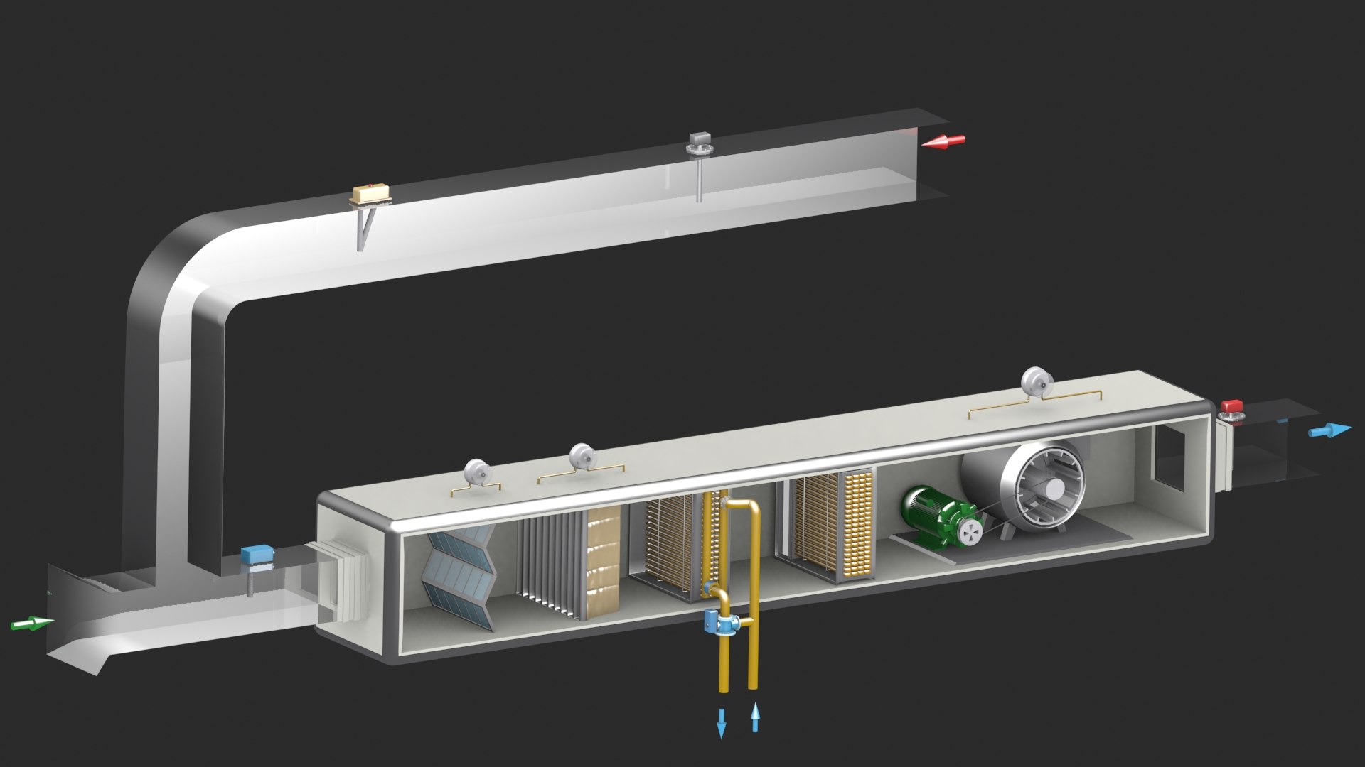 Air Handling Unit Model - TurboSquid 2240341