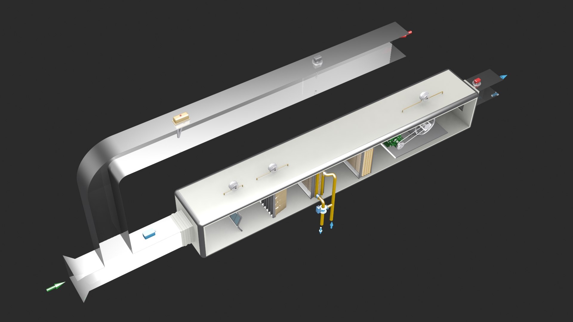 Air Handling Unit Model - TurboSquid 2240341