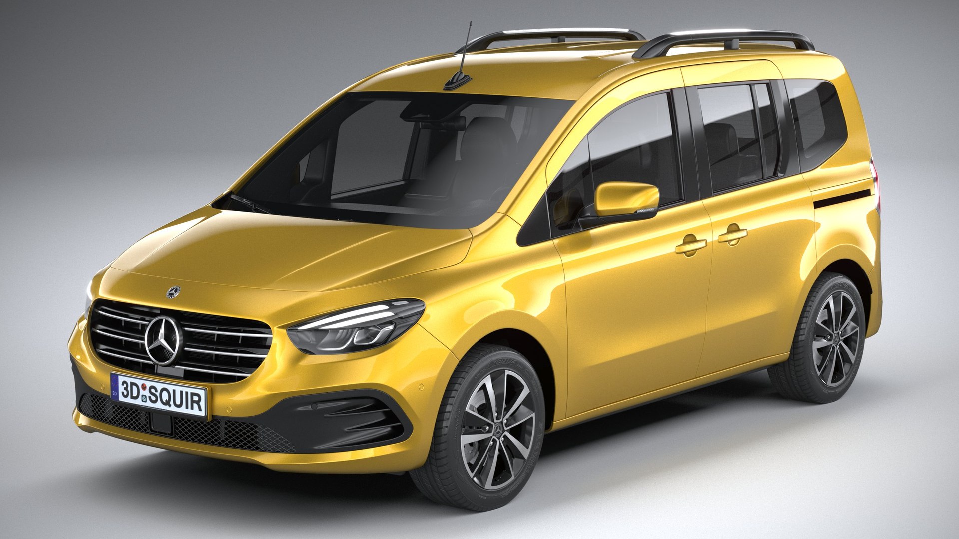 3D Mercedes-Benz T-Class 2023 Model - TurboSquid 1898341